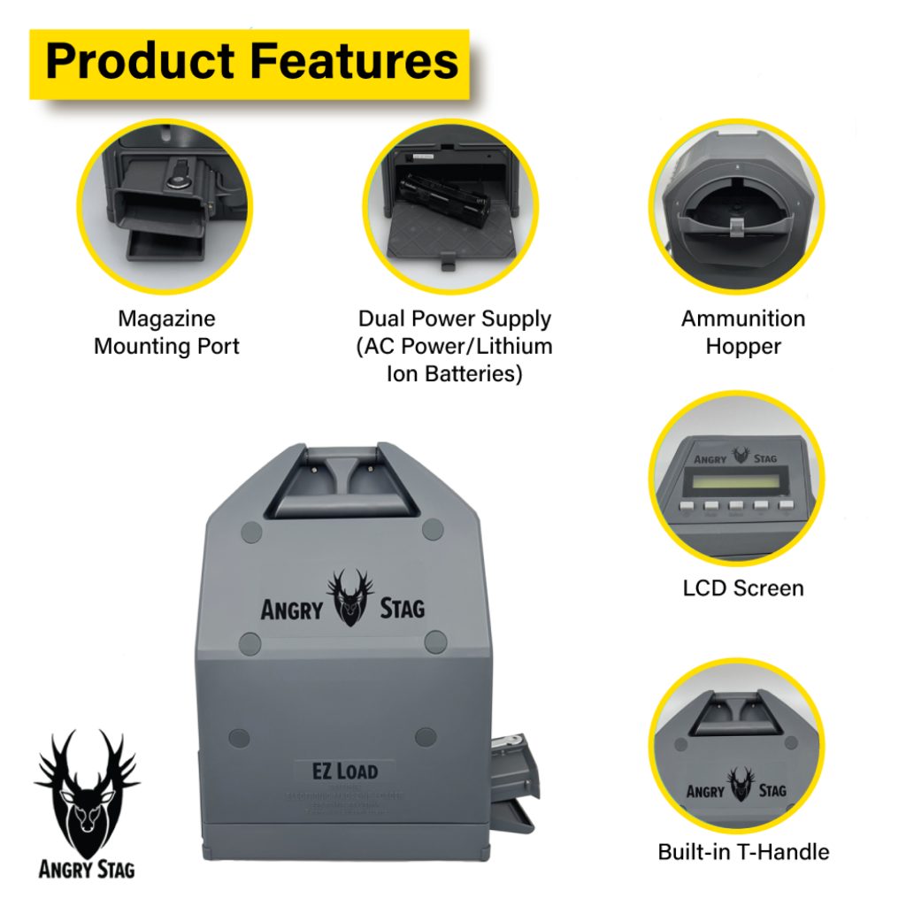 EZ Load Electronic Magazine Loader - Angry Stag